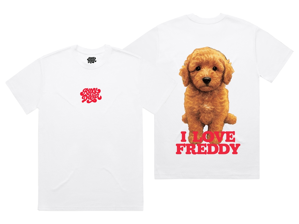 TSHIRTS I Love Freddy T-Shirt Wit - Clothing - Roxy Dekker
